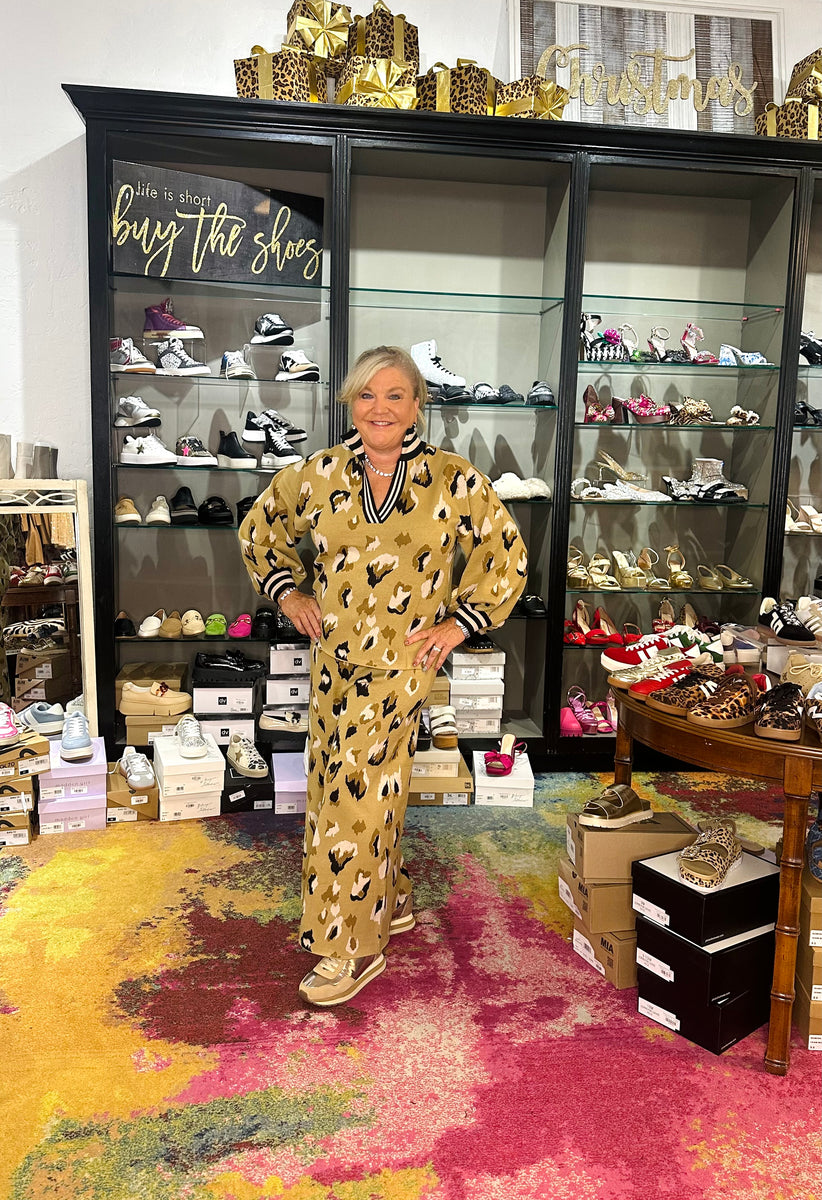 Emily McCarthy - Lolli Cocoa Brushed Cheetah Sweater – Regeneration Style